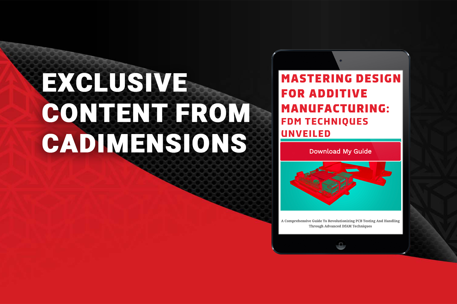 Advanced Dfam Fdm Strategies Manufacturing Efficiency Cadimensions